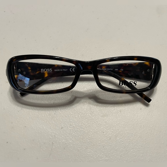 Boss | Accessories | Rare Hugo Boss Eyeglasses Frame Italy 047u 086 53 ...